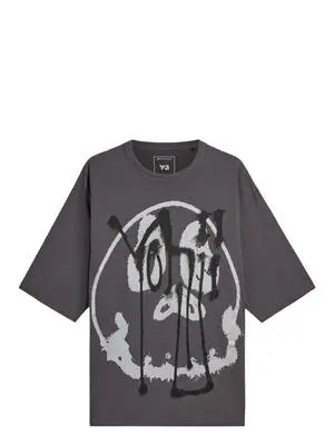 Adidas X Y-3 Chito Graphic T-shirt Asia Sizing - Grey Five