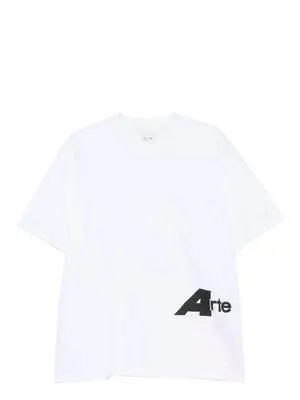ARTE ANTWERP Logo-print Cotton T-shirt - White