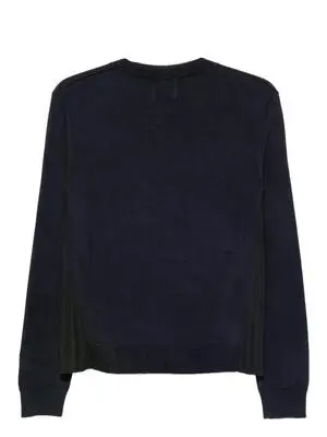 NUDE Pleated-panel Sweater - Blue