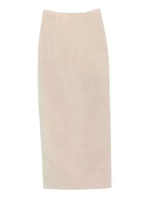 RUOHAN Darted Pencil Midi Skirt