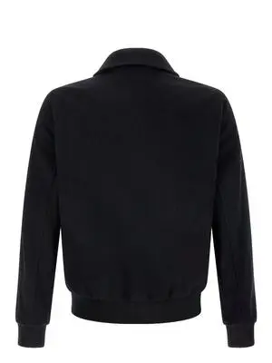 Pal Zileri Zip-up Wool-blend Jacket - Black