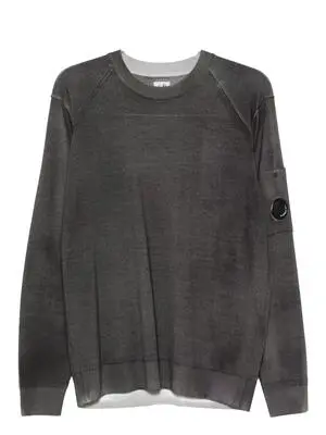 C.P. COMPANY Crew-neck Wool Sweater - Black