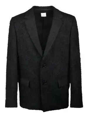 FILTH Textured Single-breasted Blazer - Black
