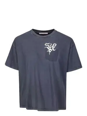 STOCKHOLM SURFBOARD CLUB Logo-print Pocket T-shirt - Black