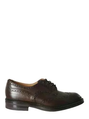 TRICKER'S Leather Derby Shoes - Brown