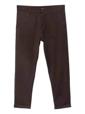 Imperial Button-fastening Trousers - Brown