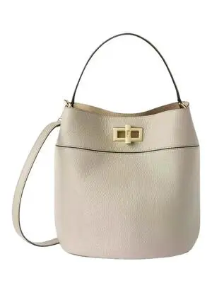 Furla Furla Amelia Leather Bucket Bag Grey
