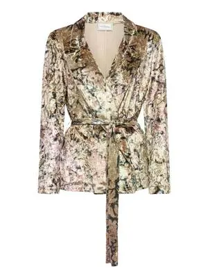 PIERRE-LOUIS MASCIA Ranat Belted Blazer - Neutrals