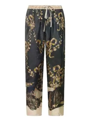 PIERRE-LOUIS MASCIA Pierre-Louis Mascia Silk Straight-Leg Trousers