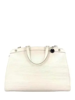 LOUIS VUITTON Louis Vuitton Brea Handbag Epi Leather Medium Satchel White