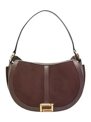 LANCEL Celeste Buckled Shoulder Bag - Brown