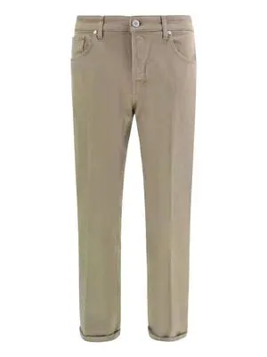 PT TORINO Regular Fit Twill Jeans - Neutrals