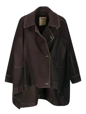 UMA WANG Kew Oversized Jacket - Brown