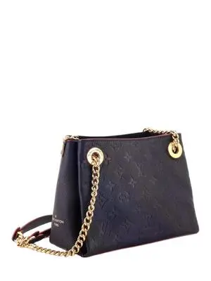 LOUIS VUITTON Monogram Empreinte Leather Surene Bb Shoulder Bag - Blue