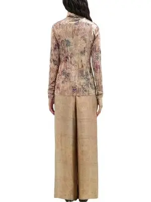 PIERRE-LOUIS MASCIA Pierre-Louis Mascia Printed Turtleneck Top