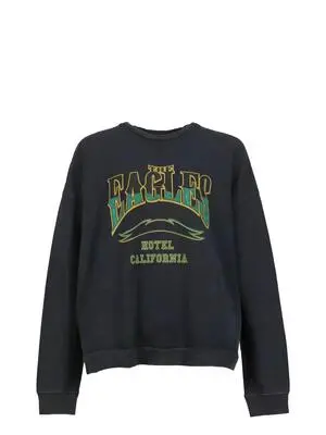 JUN/NAKAYAMA Eagles Graphic-print Sweatshirt - Black