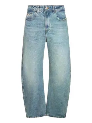 LOIS Faded-effect Denim Trousers - Blue