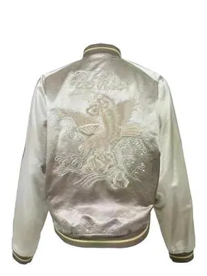 Mihara Yasuhiro Souvenir Bomber Jacket - Silver