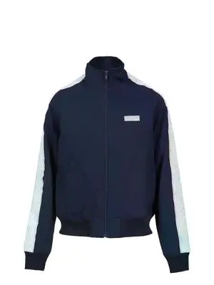 Sandy Liang Logo-patch Track Jacket - Blue