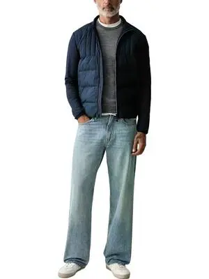 HACKETT LONDON Zip-up Padded Jacket - Blue