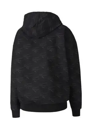 PUMA Evide Logo-Print Hoodie Black