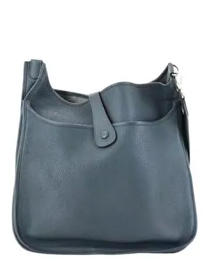 Hermès Evelyne Bag Gen Iii Clemence Tgm Cross Body Bag - Blue