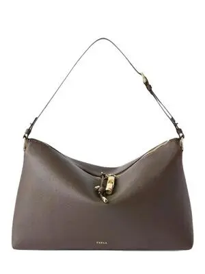 Furla Debby Medium Shoulder Bag - Brown