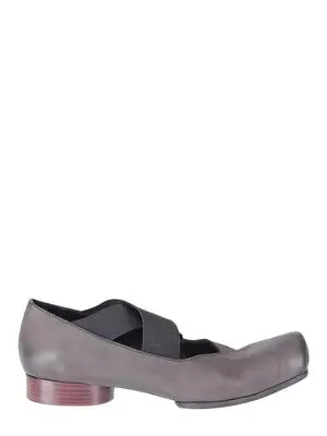 UMA WANG Cross-strap Ballet Flats - Brown
