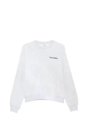 SPORTY & RICH Logo-embroidered Sweater - Grey