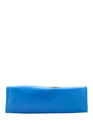 Hermès Herbag Zip Berline Vache Canvas And Leather 31 Shoulder Bag - Blue