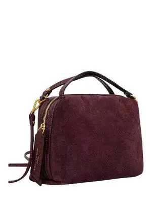 GIANNI CHIARINI Alifa Suede Tote Bag - Red