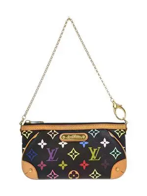 LOUIS VUITTON X Takashi Murakami 2009 Mm Pochette Milla Handbag - Black