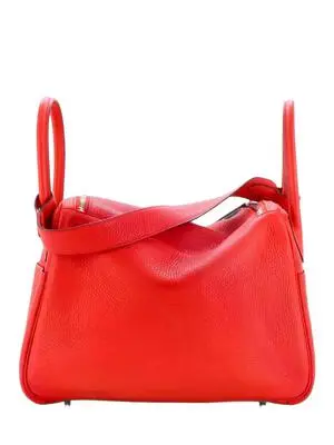 Hermès Hermès Lindy Clemence Shoulder Bag Red