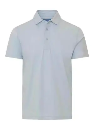 PYA Button-placket Polo Shirt - Blue