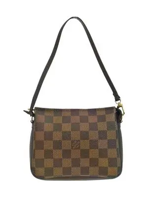 LOUIS VUITTON Damier Ebène Trousse Makeup Handbag - Brown