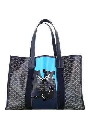 Goyard Villette Printed Coated Canvas Mm Tote Bag - Blue