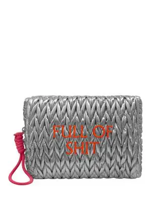LILLY LOVES Puffy Cosmetic Bag - Silver