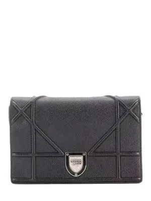 DIOR Christian Dior Diorama Wallet On Chain Leather Clutch Bag