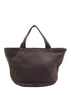 THE ROW Canvas Sisal Tote Bag - Brown