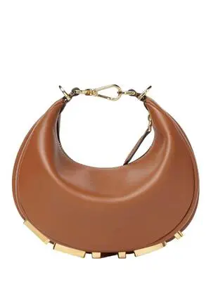 Fendi Leather Graphy Mini Hobo Bag - Multicolor