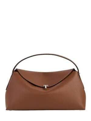 TOTEME T-lock Handbag In Grained Leather - Multicolor