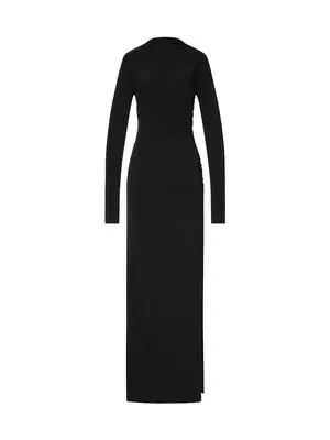 Andamane Sophie Long Dress With Open Back - Black