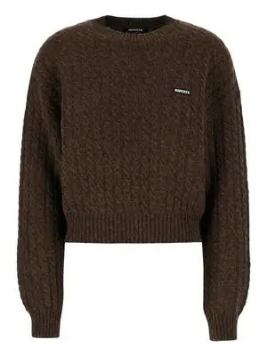 ROTATE BY BIRGER CHRISTENSEN Cable Knit Sweater - Multicolor