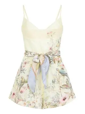 Zimmermann Rebellion Fitted Playsuit - Multicolor
