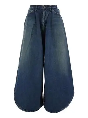 Balenciaga Asymmetrical Panel Denim Jeans - Multicolor