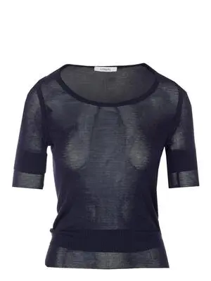 LEMAIRE Seamless Trompe L'oeil T-shirt - Blue