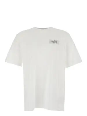 Amiri T-shirt With Spirit Print On The Front In Cotton For - White