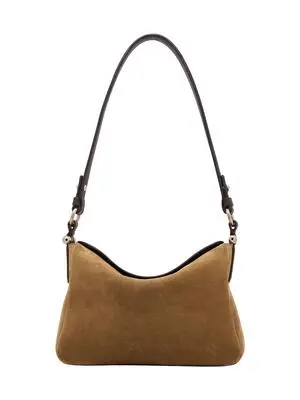 Strathberry Strathberry Sway Leather Shoulder Bag Brown