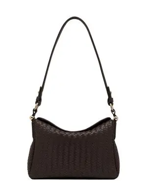 Strathberry Sway Leather Shoulder Bag - Brown