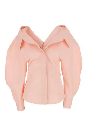 Givenchy GIVENCHY Cotton Cut-Out Fitted Shirt Multicolor